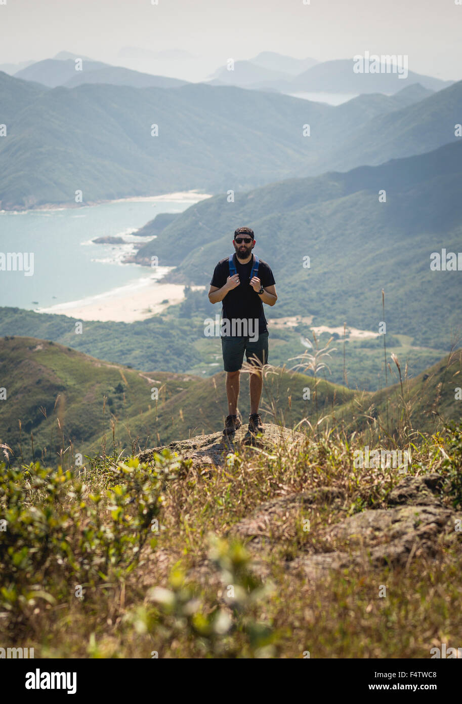 Hiking in New Territories, Hong Kong, via Sharp Peak, Ham Tim Beach and ...
