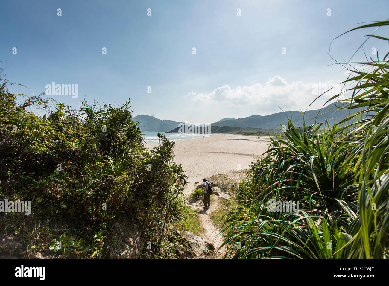 Hiking in New Territories, Hong Kong, via Sharp Peak, Ham Tim Beach and ...