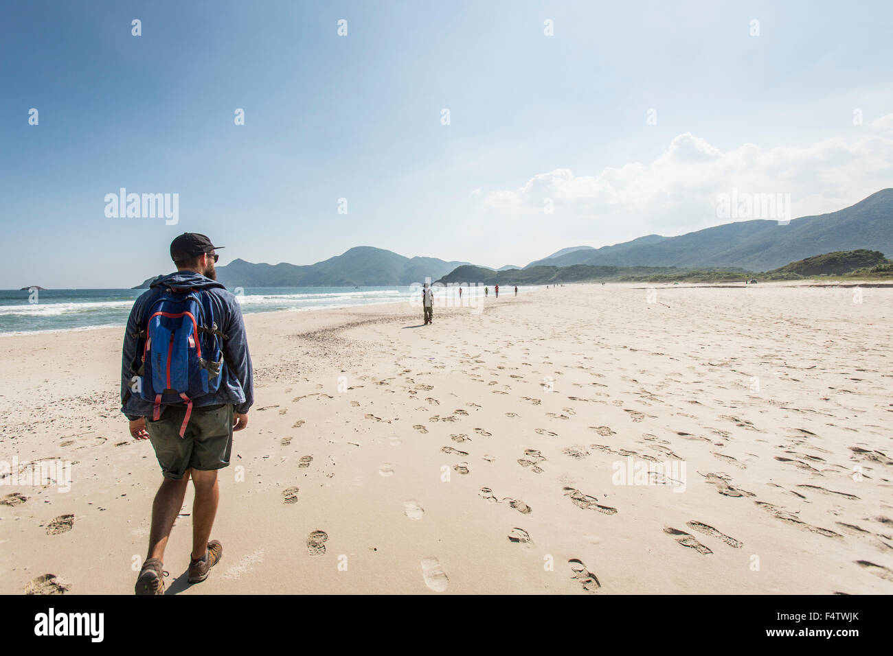 Hiking in New Territories, Hong Kong, via Sharp Peak, Ham Tim Beach and ...
