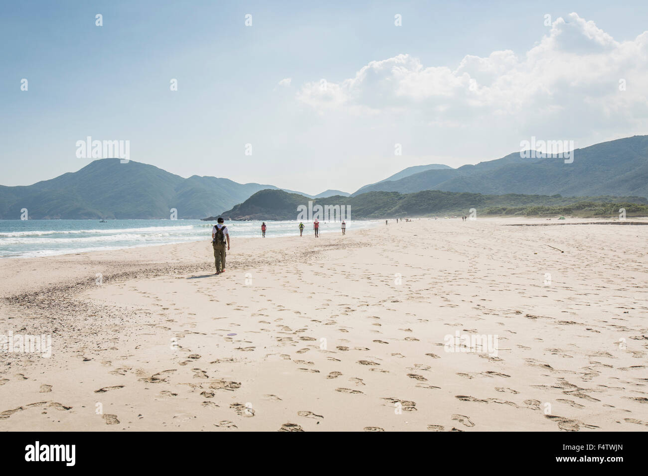 Hiking in New Territories, Hong Kong, via Sharp Peak, Ham Tim Beach and ...