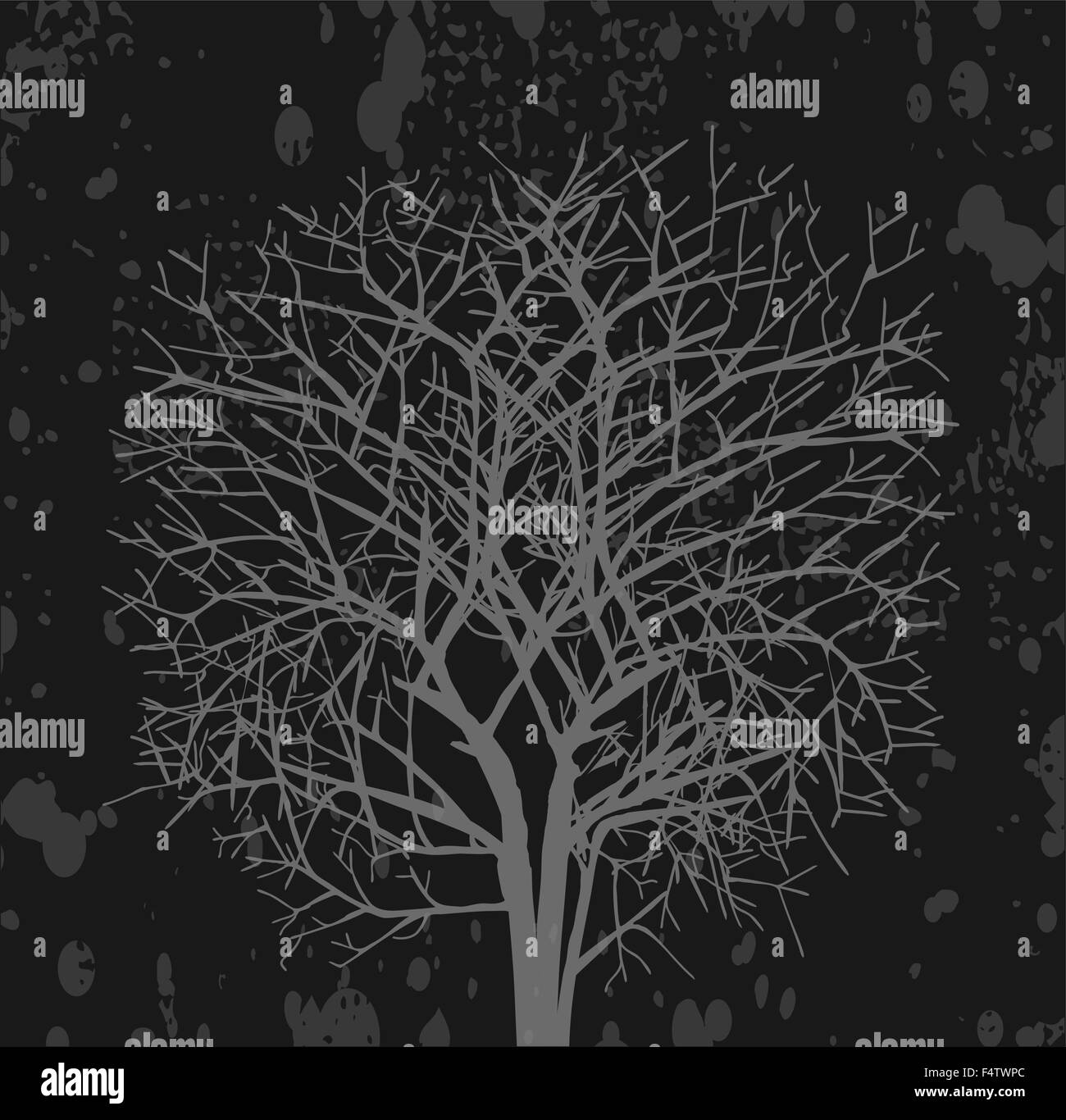 Dark tree Stock Vector Image & Art - Alamy