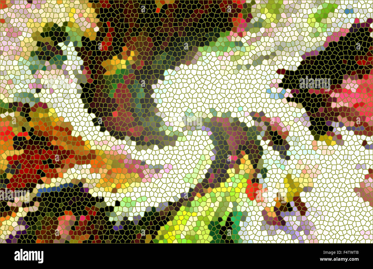 Mosaic flame abstract hi-res stock photography and images - Alamy
