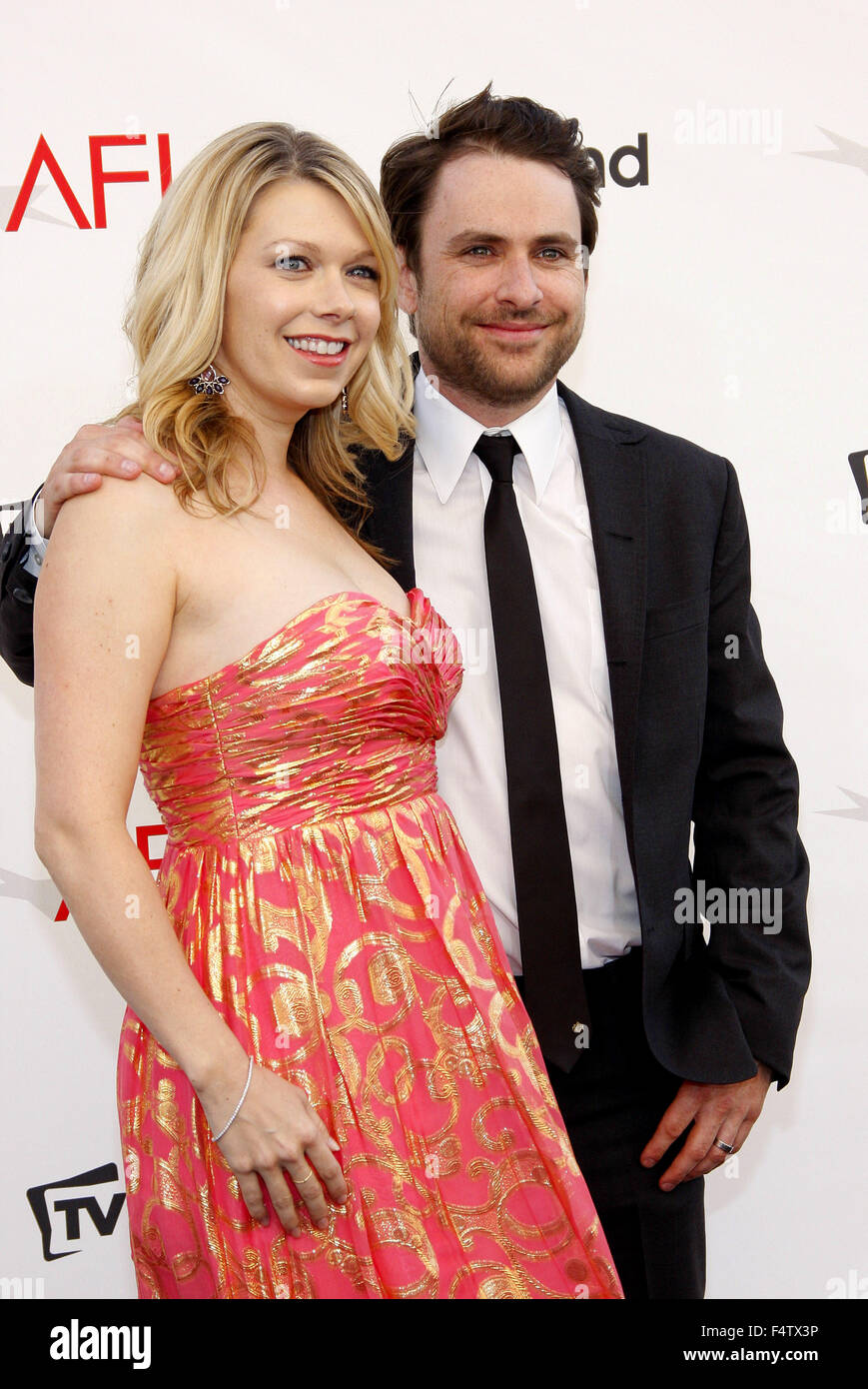Charlie Day and Mary Elizabeth Ellis at the 40th AFI Life Achievement ...