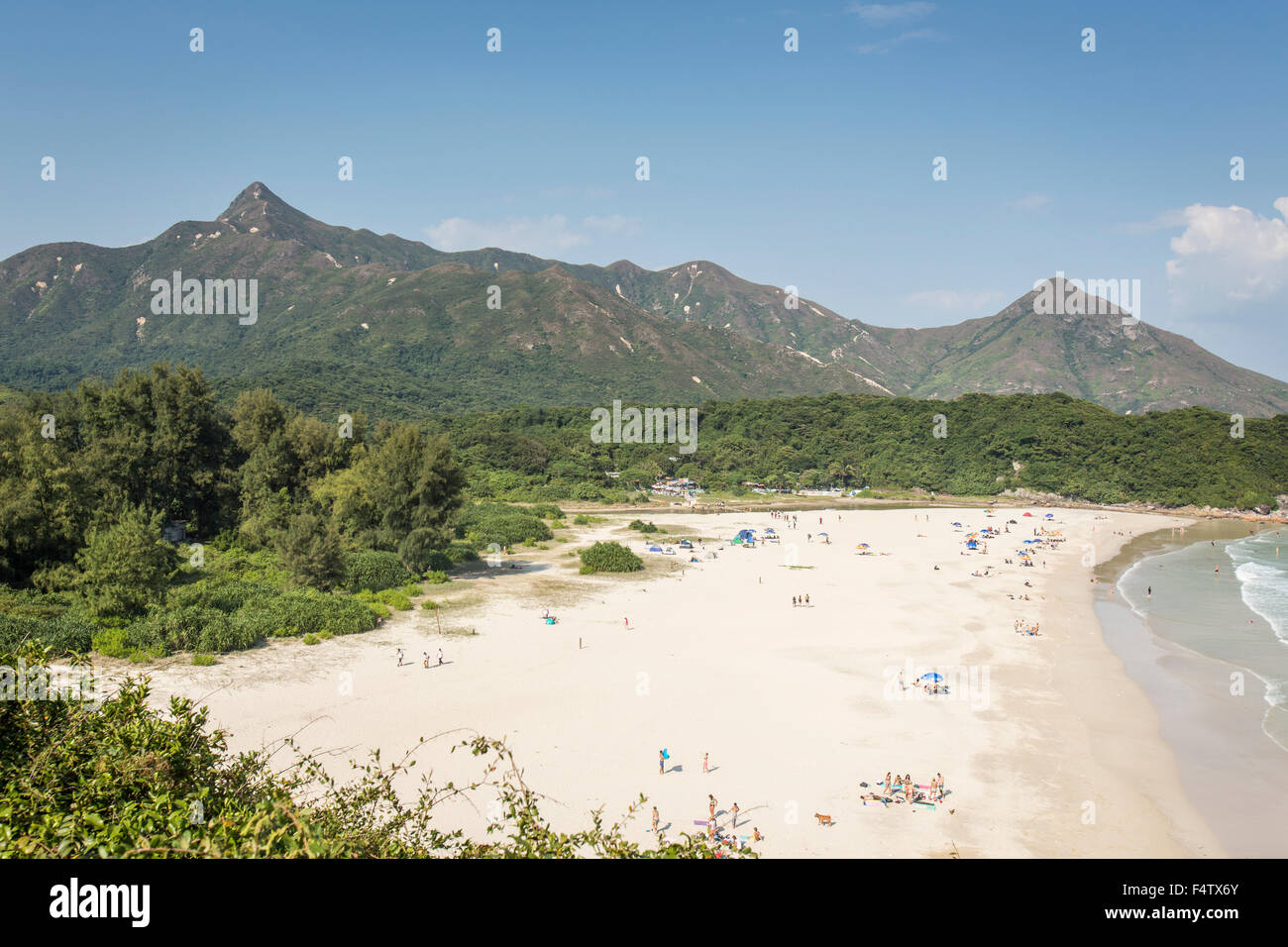 Hiking in New Territories, Hong Kong, via Sharp Peak, Ham Tim Beach and ...