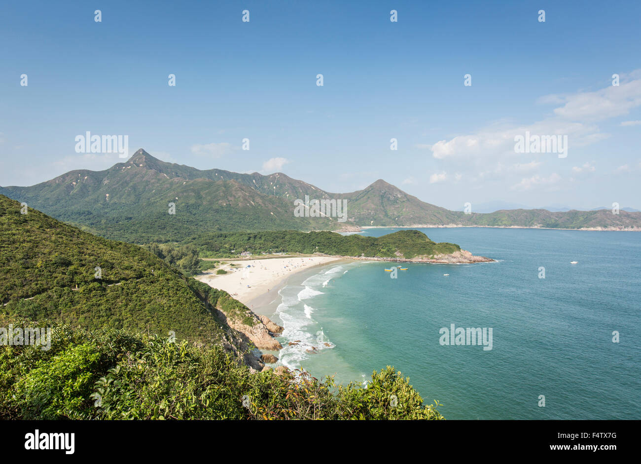 Hiking in New Territories, Hong Kong, via Sharp Peak, Ham Tim Beach and ...