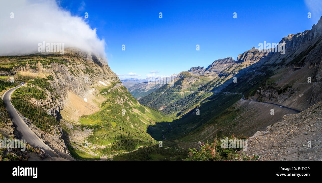Logan Pass, Glacier National Park, Montana Stock Photo - Alamy