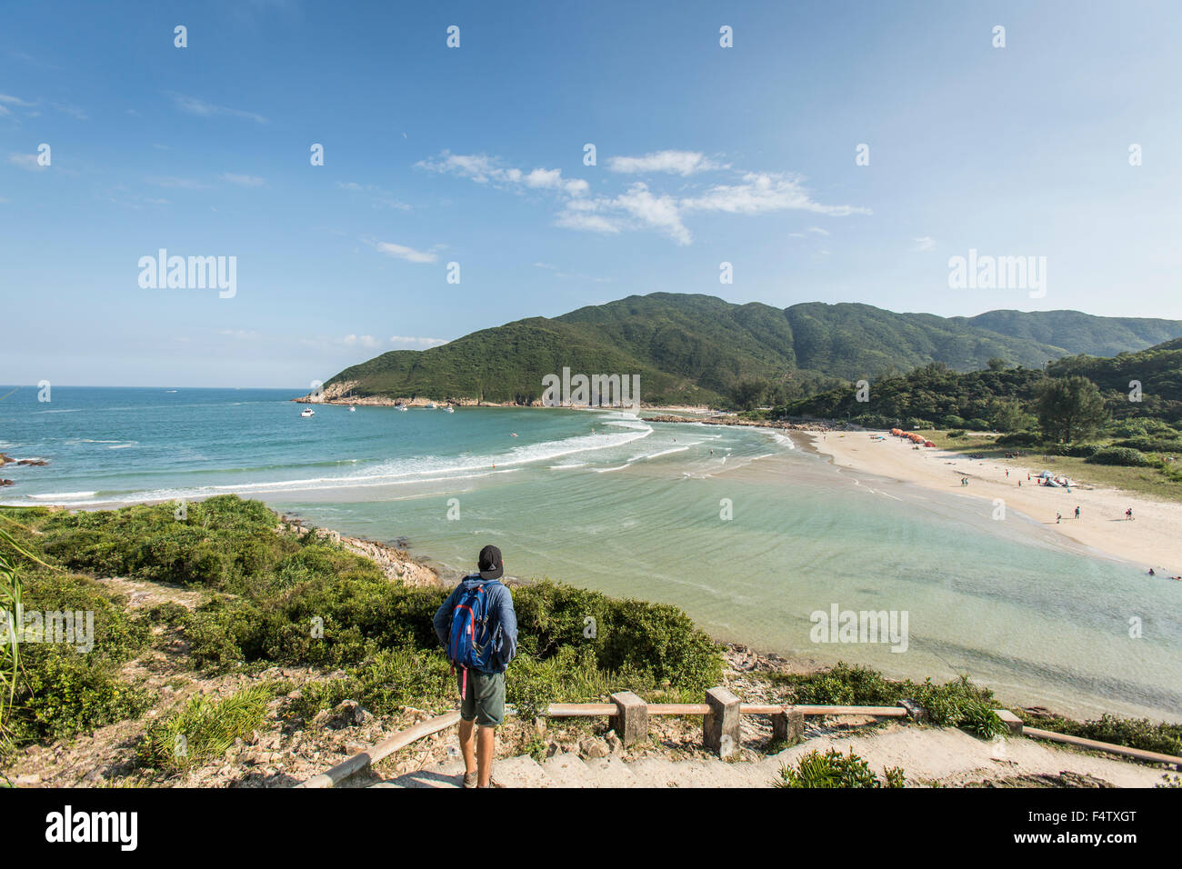 Hiking in New Territories, Hong Kong, via Sharp Peak, Ham Tim Beach and ...
