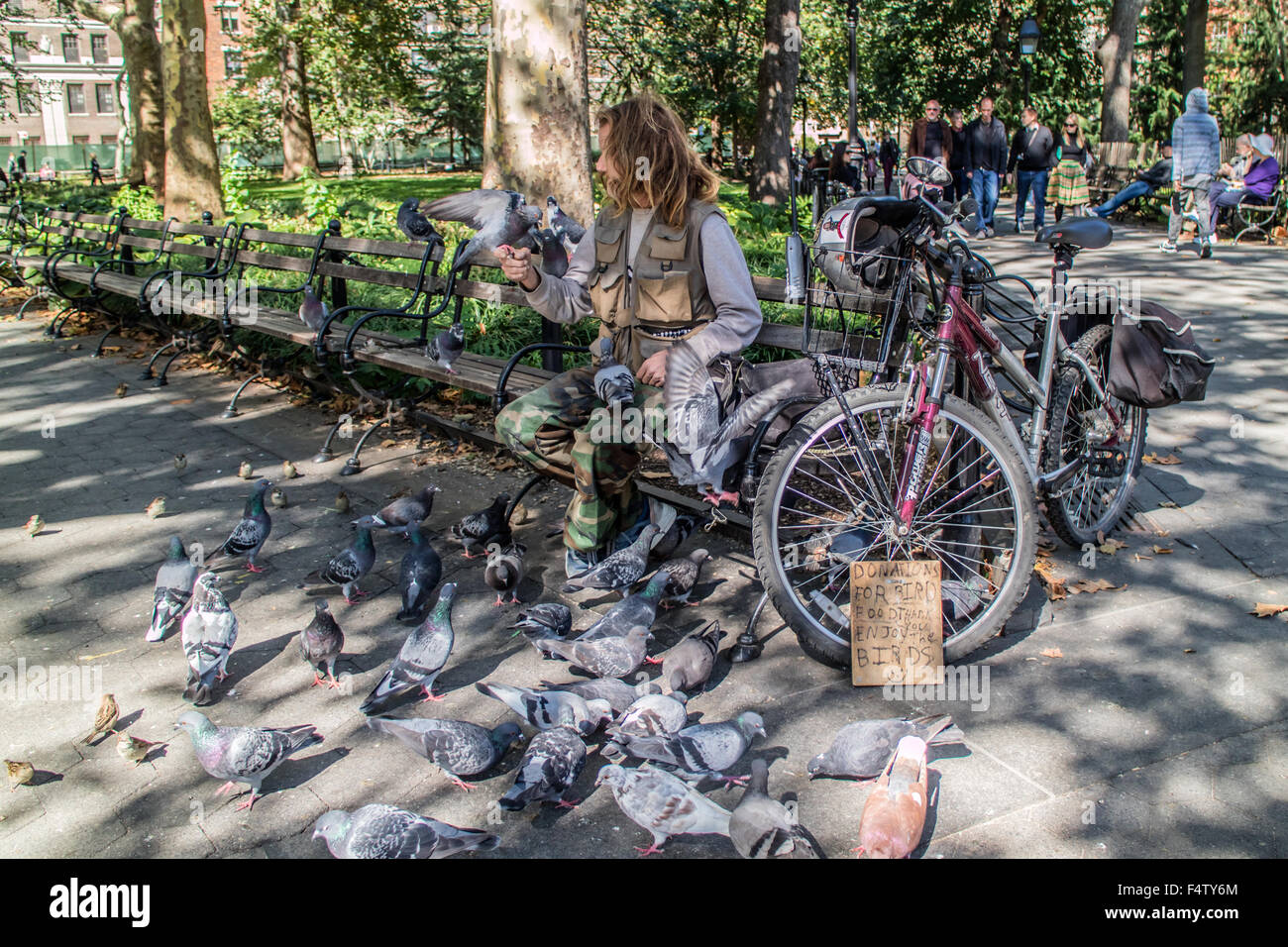 Lonely man birds hi-res stock photography and images - Alamy