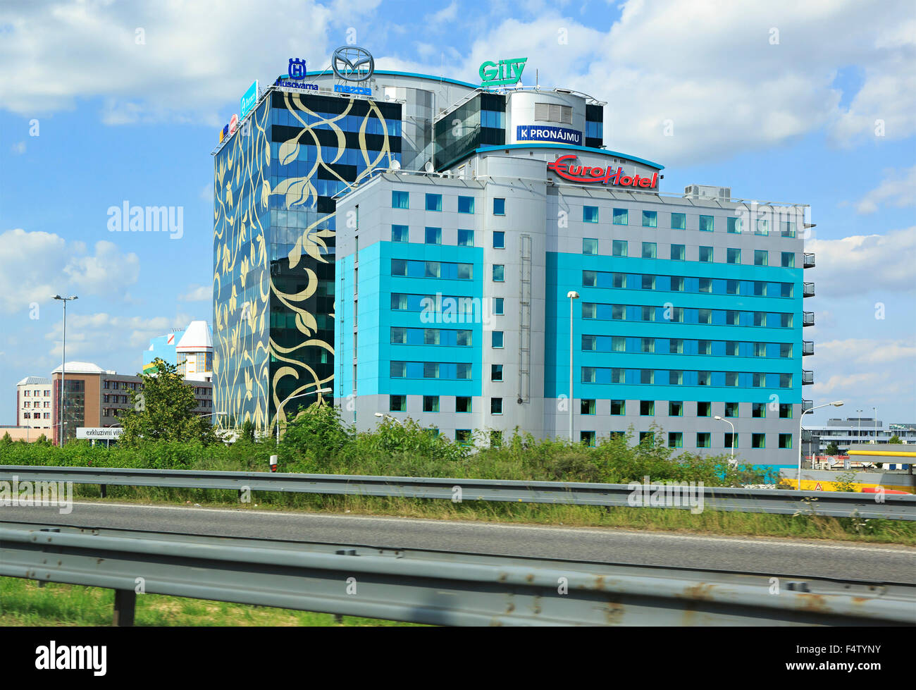 Modern office buildings in Prague Stock Photo - Alamy