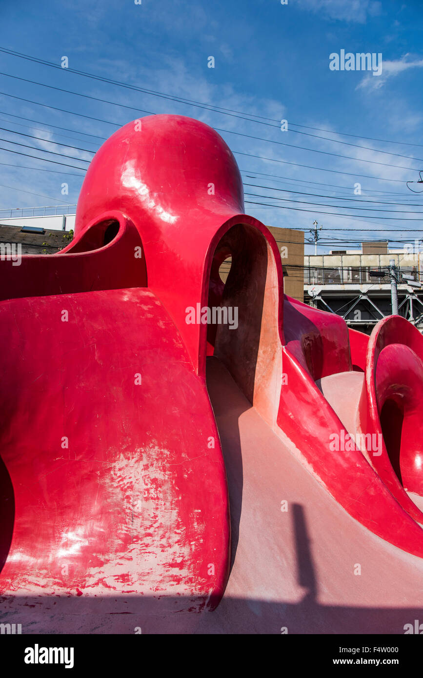 Octopus Park, near Shimoshinmei station,Shinagawa-Ku,Tokyo,Japan Stock ...