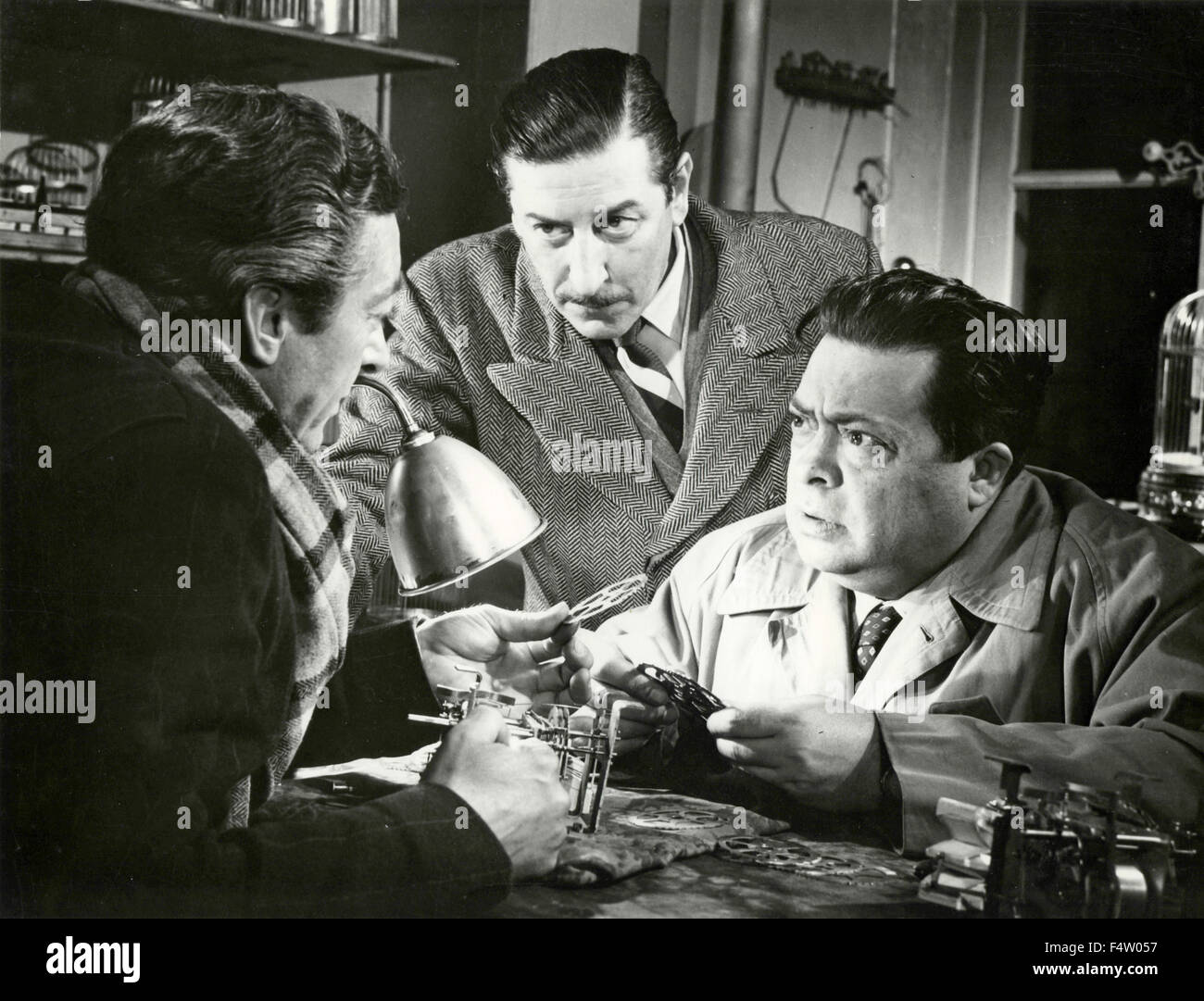 Italian actor Aldo Fabrizi in a scene from a movie Stock Photo - Alamy
