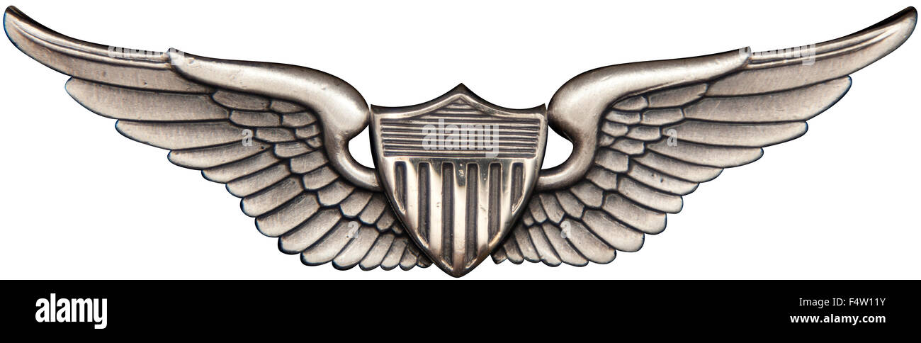US Military basic Aviator badge Stock Photo - Alamy