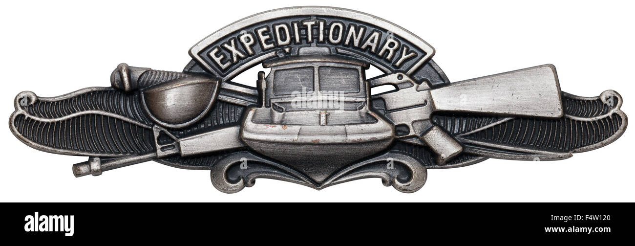 US Military Expeditionary Warfare Specialist badge Stock Photo - Alamy