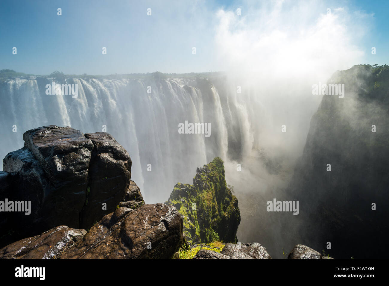 Victoria Falls, Zimbabwe - Victoria Falls Waterfall Stock Photo - Alamy