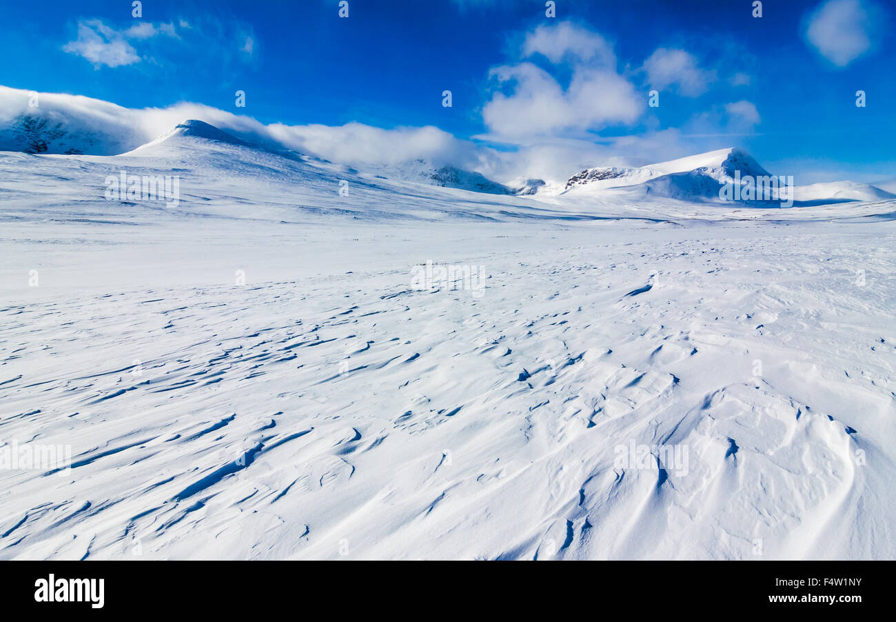 Winter in Vindelfjällen, Sweden Stock Photo - Alamy