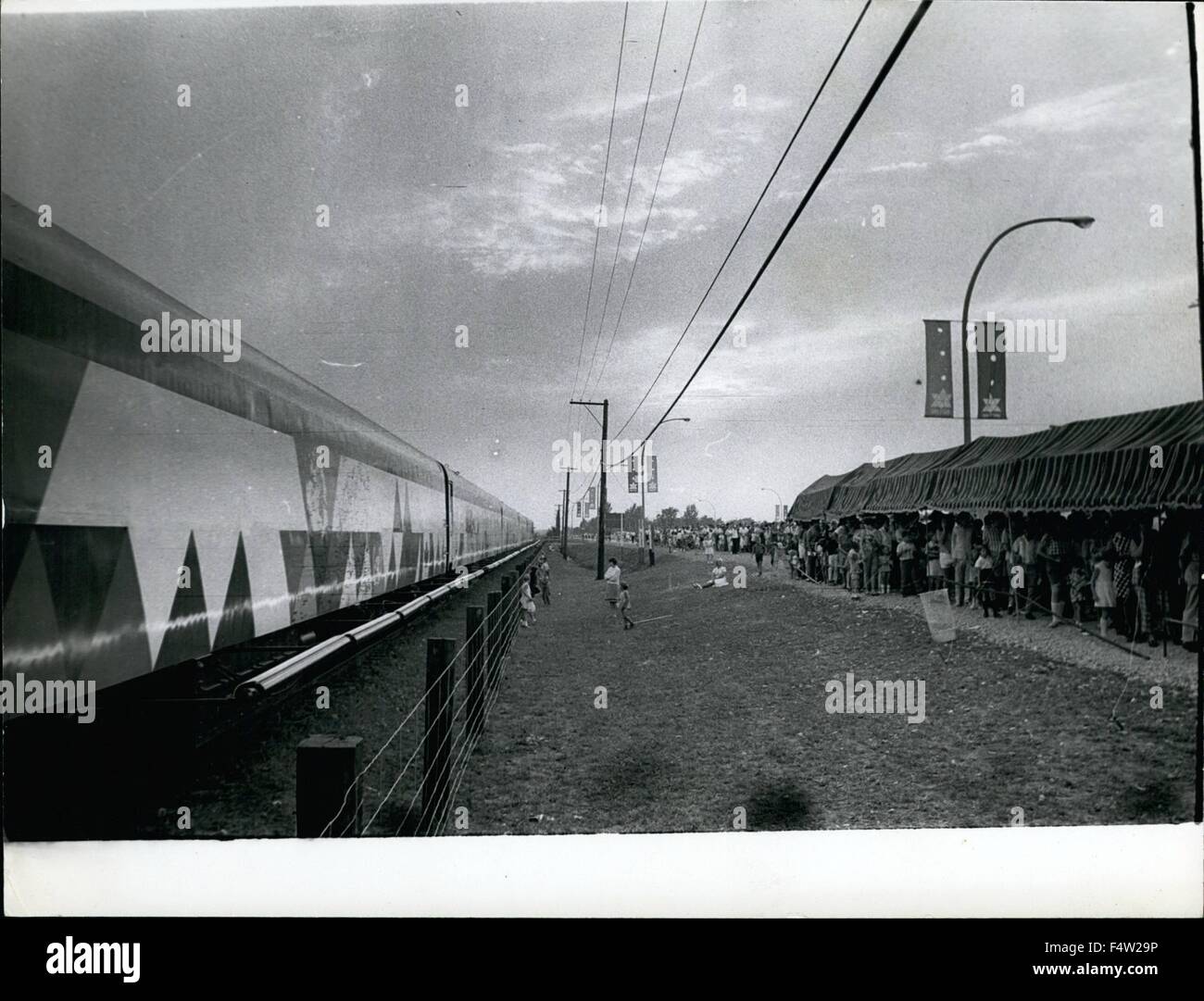 1967 - Canada 1967 Centennial Train in Montreal. © Keystone Pictures ...
