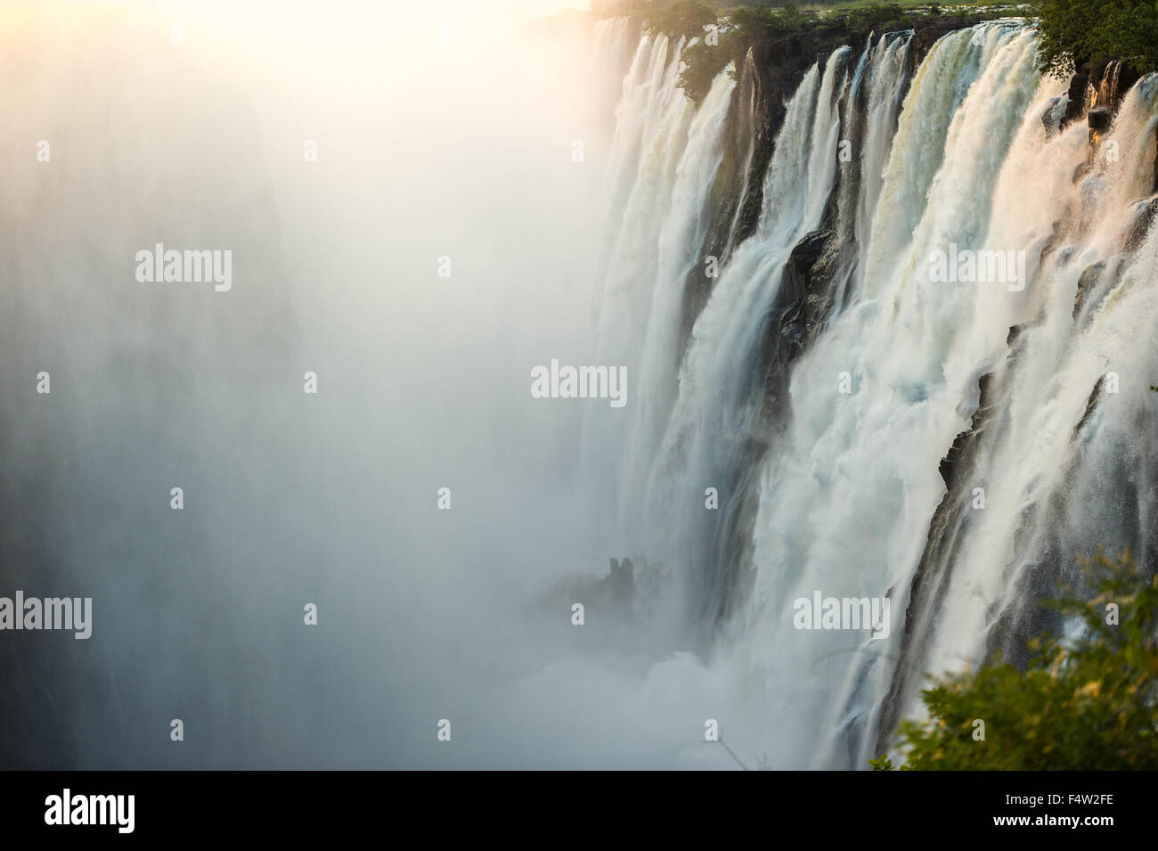 LIVINGSTONE, ZAMBIA - Victoria Falls Waterfall Stock Photo - Alamy