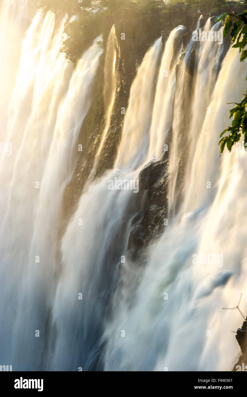 LIVINGSTONE, ZAMBIA - Victoria Falls Waterfall Stock Photo - Alamy