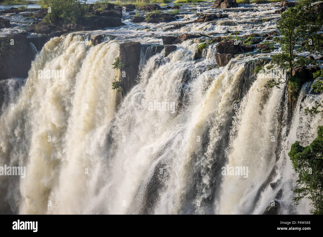 LIVINGSTONE, ZAMBIA - Victoria Falls Waterfall Stock Photo - Alamy