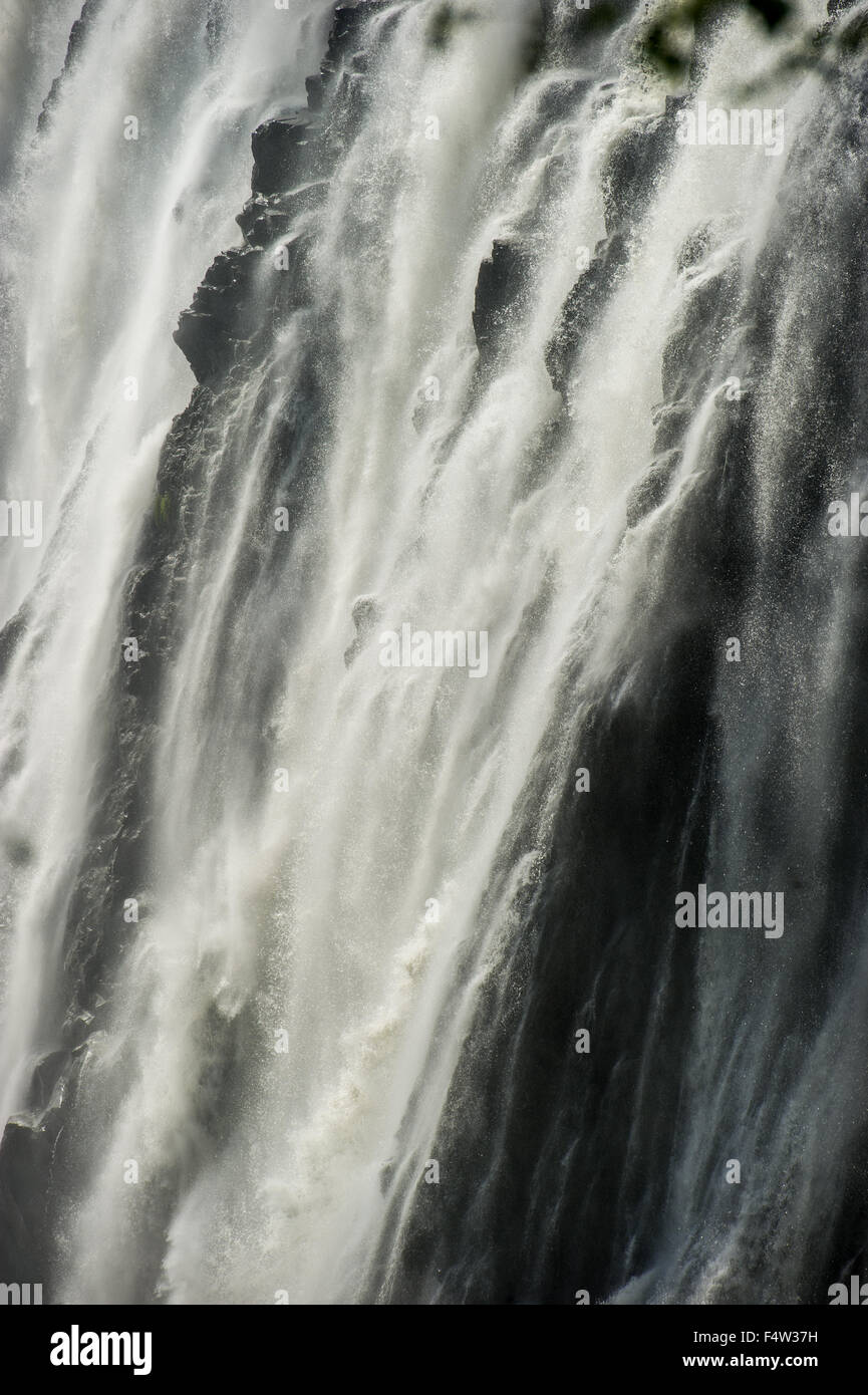 LIVINGSTONE, ZAMBIA - Victoria Falls Waterfall Stock Photo - Alamy