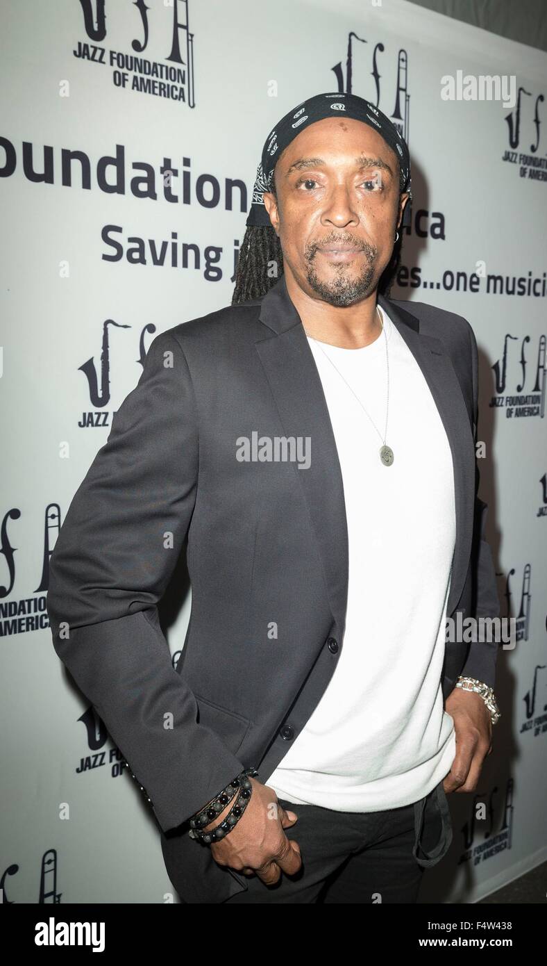 New York, NY, USA. 22nd Oct, 2015. Bernard Fowler at arrivals for Jazz ...