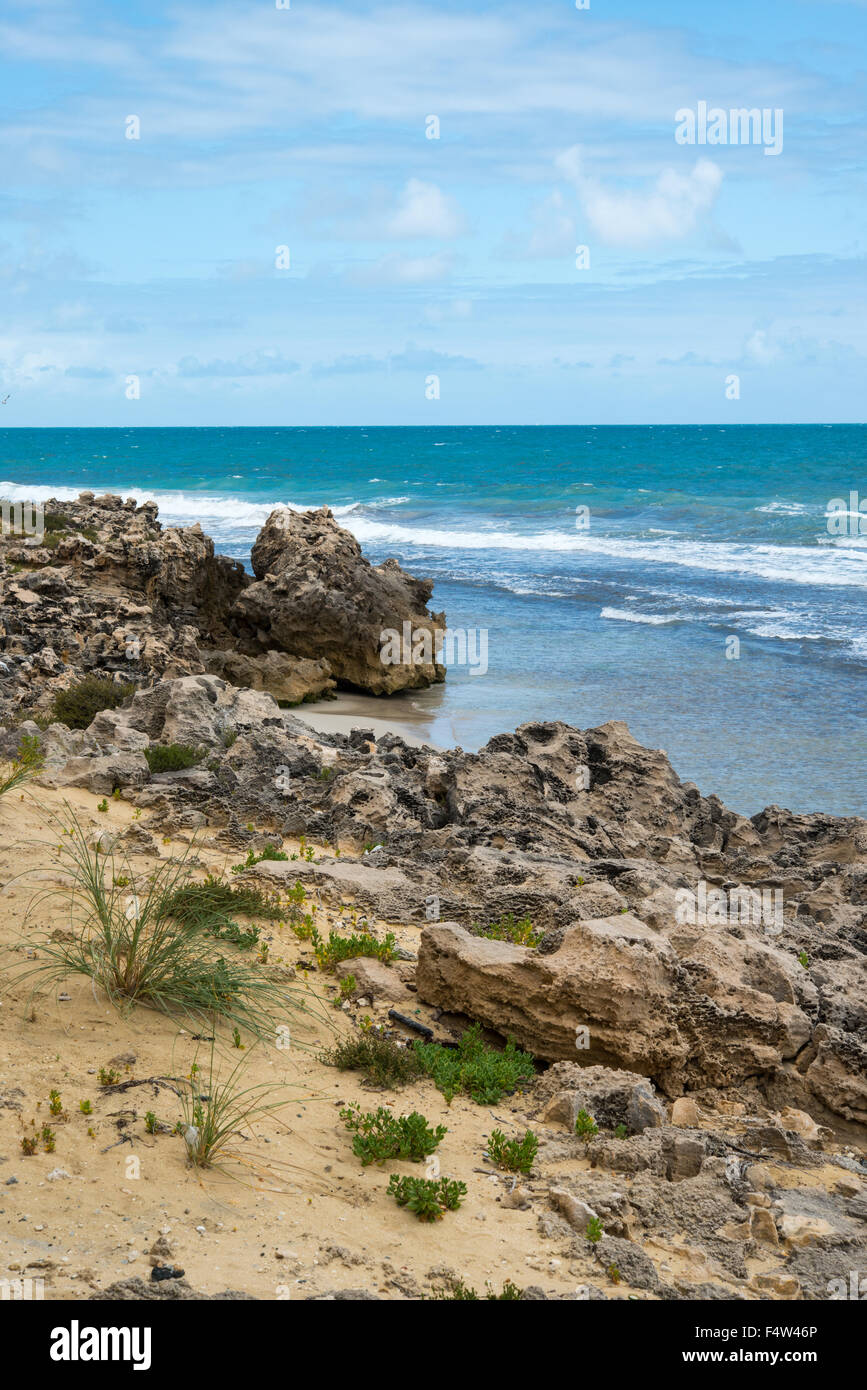 Ocean View of Indian Ocean at Waterman Beach Perth Western Australia ...