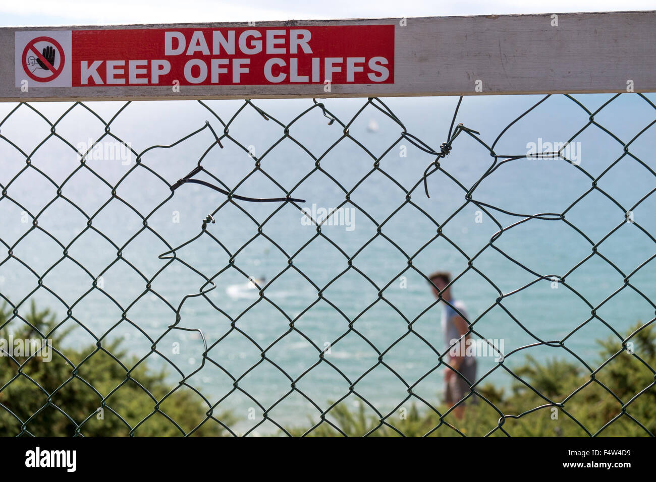 Man falling cliff edge hi-res stock photography and images - Alamy