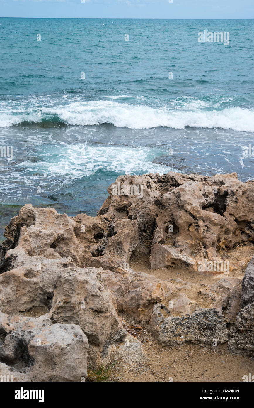 Ocean View of Indian Ocean at Waterman Beach Perth Western Australia ...