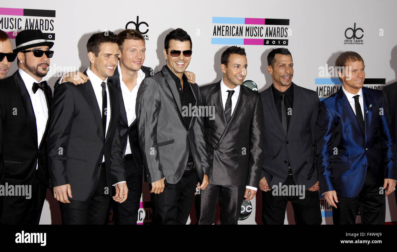 Backstreet Boys and New Kids on the Block at the 2010 American Music ...