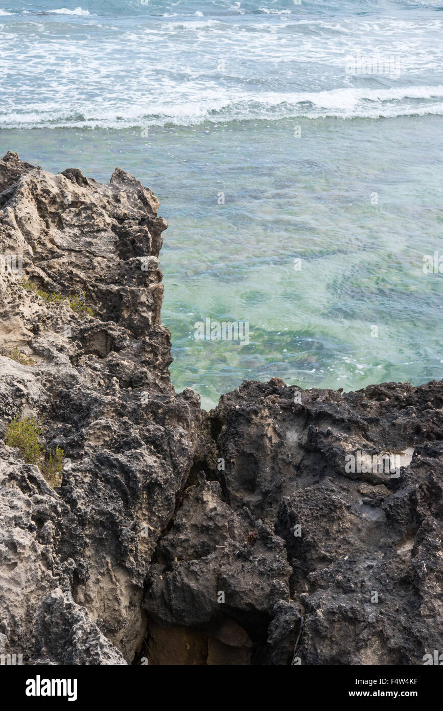 Ocean View of Indian Ocean at Waterman Beach Perth Western Australia ...