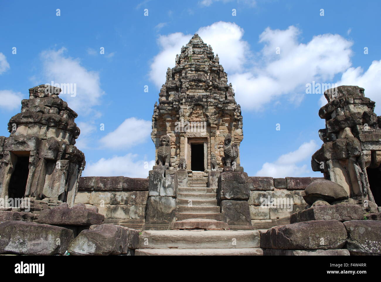 Preah Ko, part of the Roluos group of ancient temples in Angkor ...