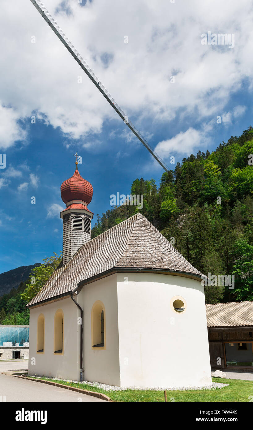 the longest suspension bridge in the world Austria Stock Photo - Alamy