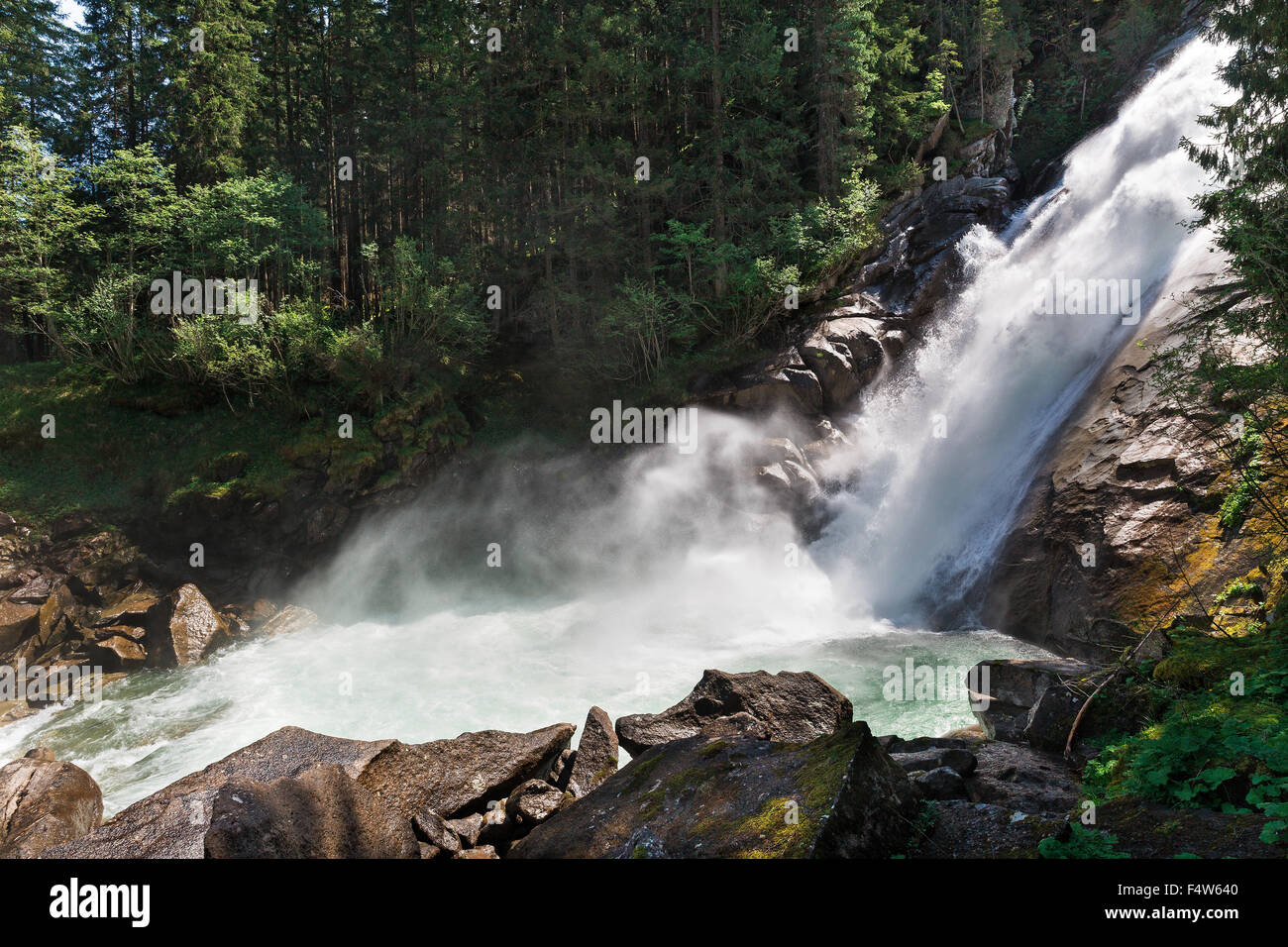 beautiful Krimml Falls in Austria Stock Photo - Alamy
