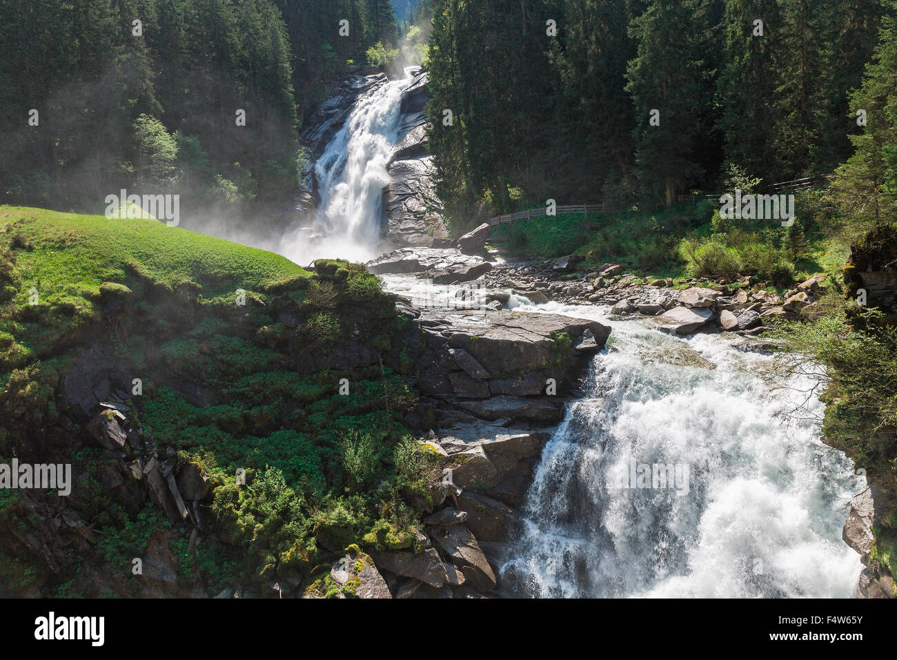 beautiful Krimml Falls in Austria Stock Photo - Alamy