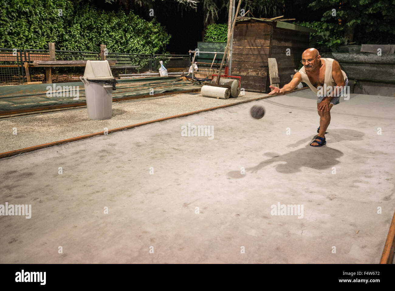 Bocce ball italy hi-res stock photography and images - Alamy