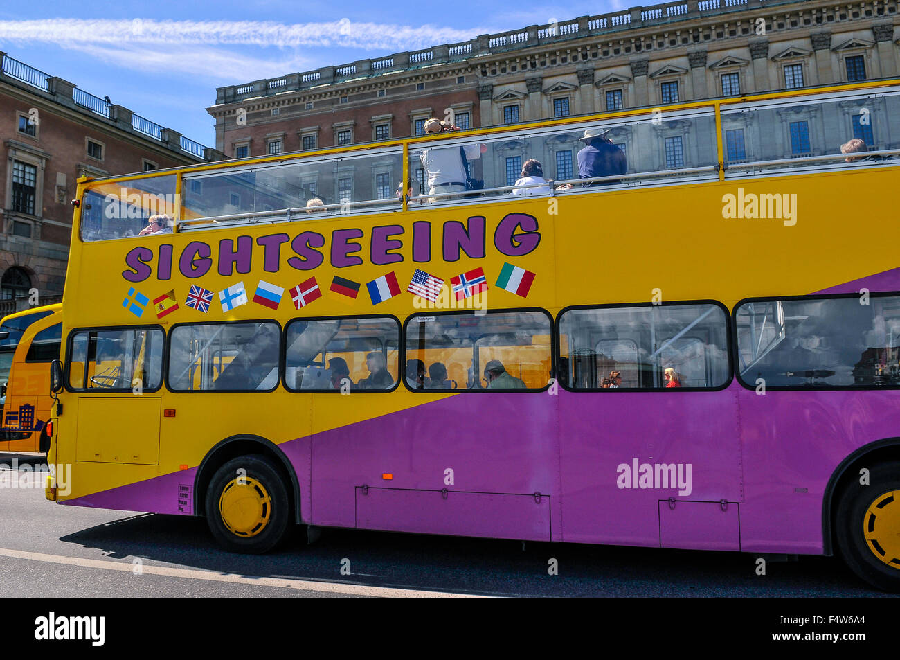 Sweden Stockholm City Tour bus Stock Photo - Alamy