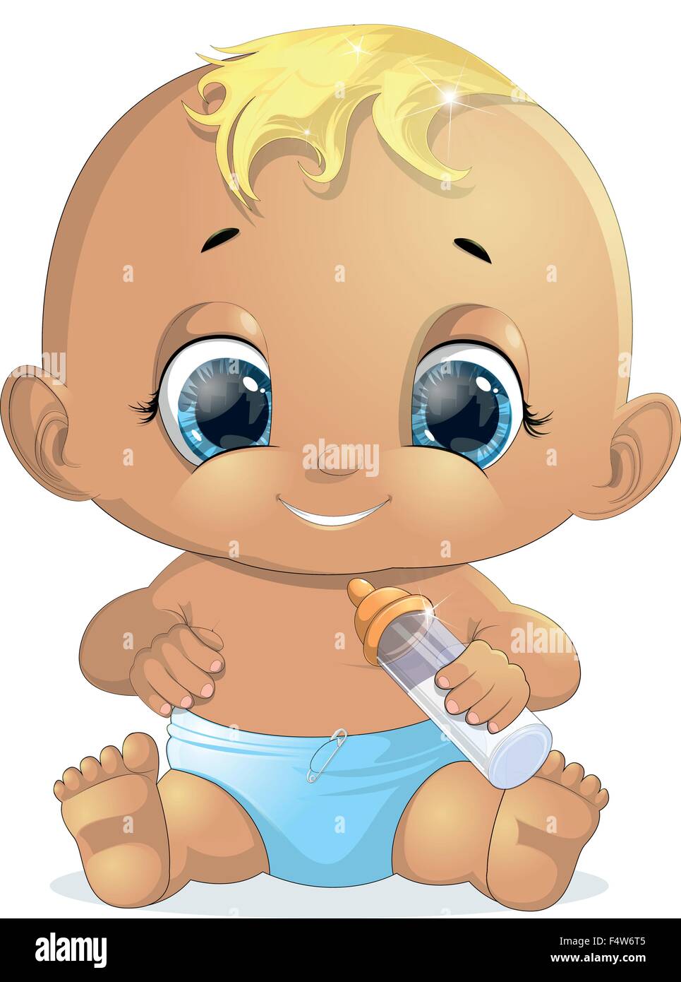 Baby cartoons hi-res stock photography and images - Alamy