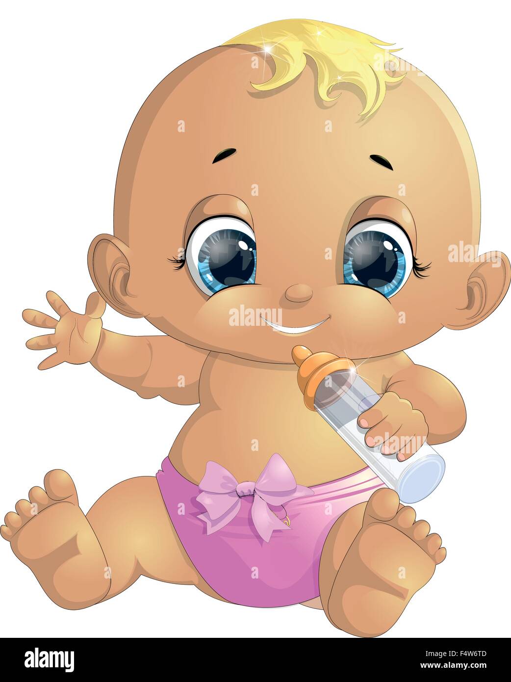 Baby cartoons hi-res stock photography and images - Alamy
