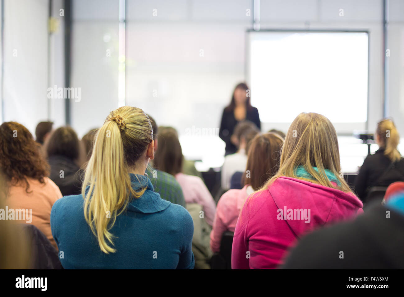 Lecture at university Stock Photo - Alamy