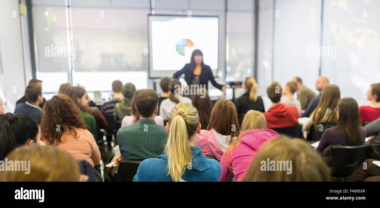 Lecture at university Stock Photo - Alamy