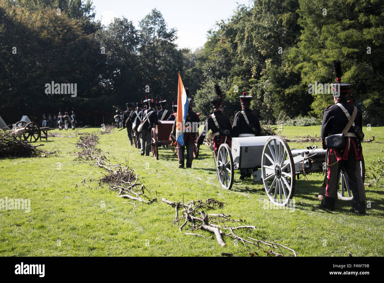 Reconstruction of the battle of Berchem Stock Photo - Alamy
