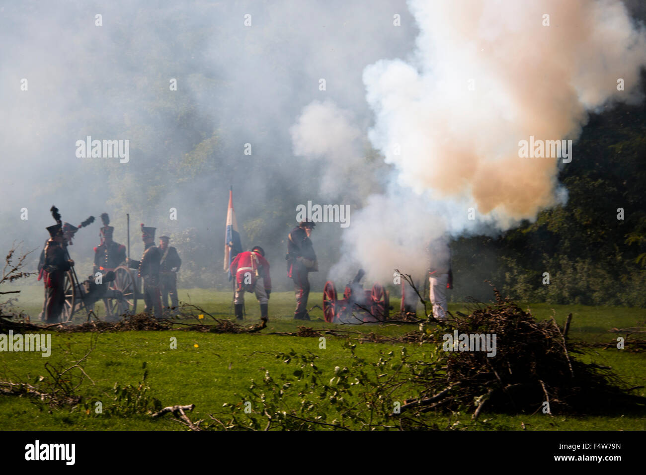 Reconstruction of the battle of Berchem Stock Photo - Alamy