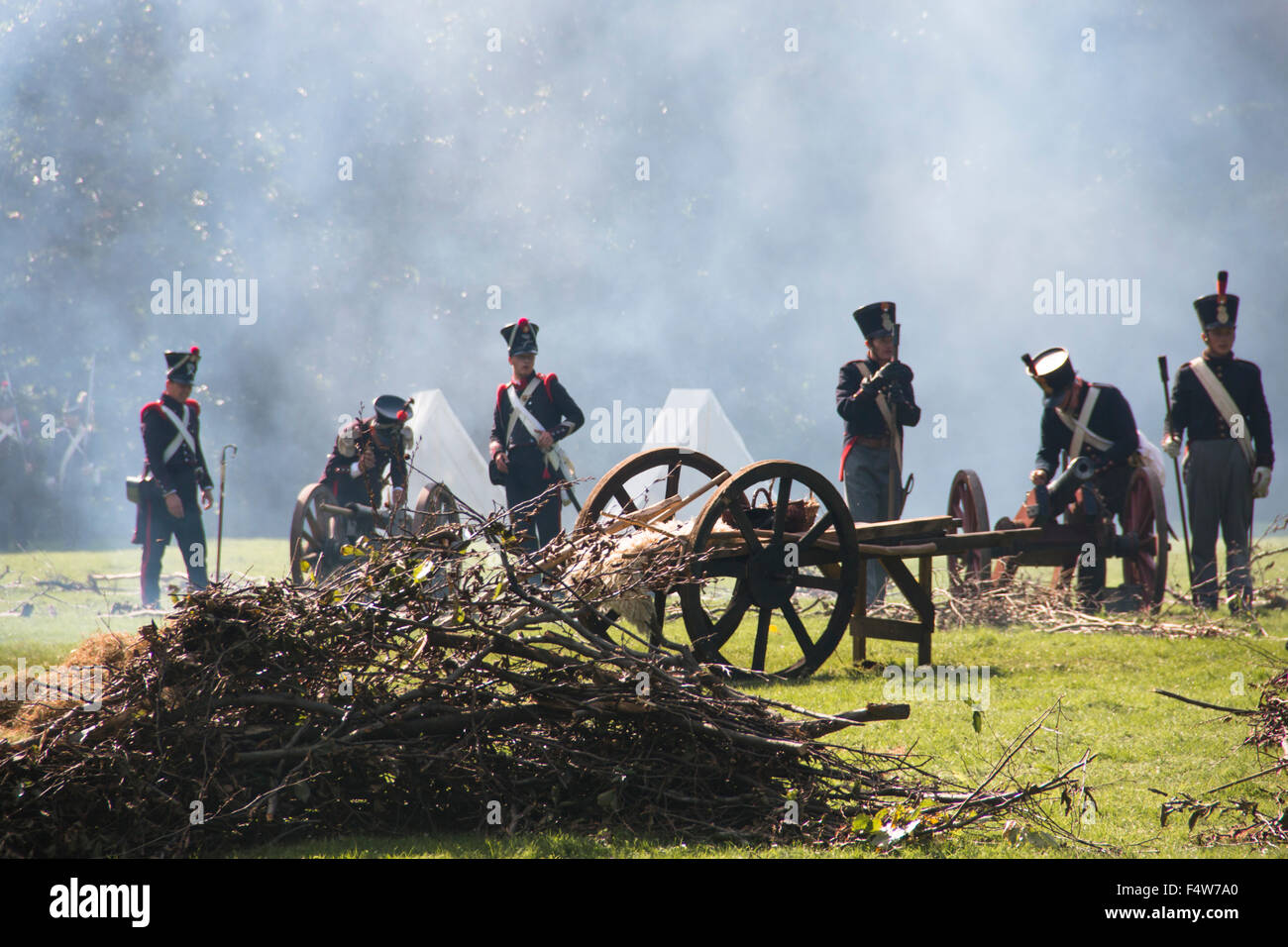 Reconstruction of the battle of Berchem Stock Photo - Alamy