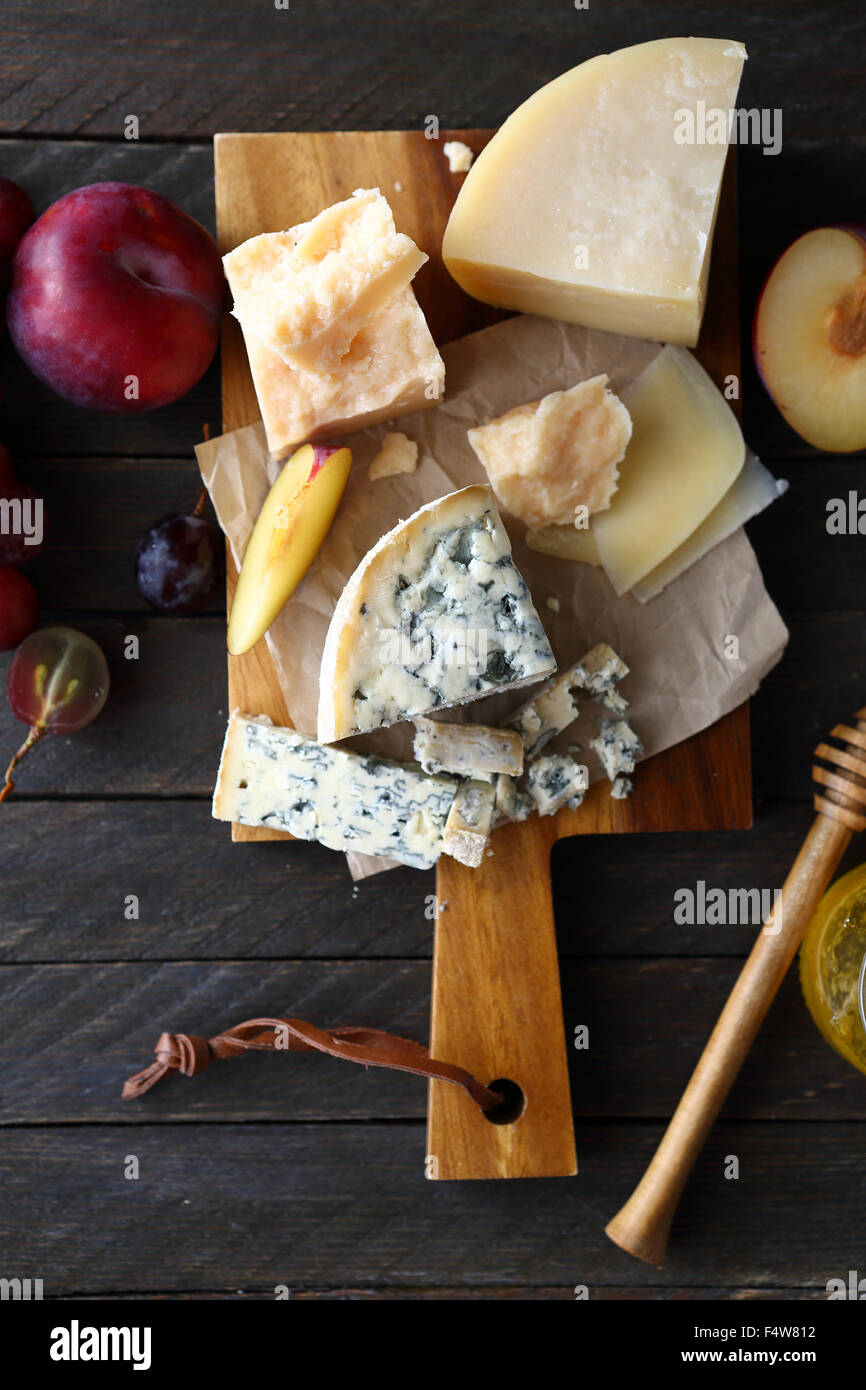 Mix cheeses hi-res stock photography and images - Alamy