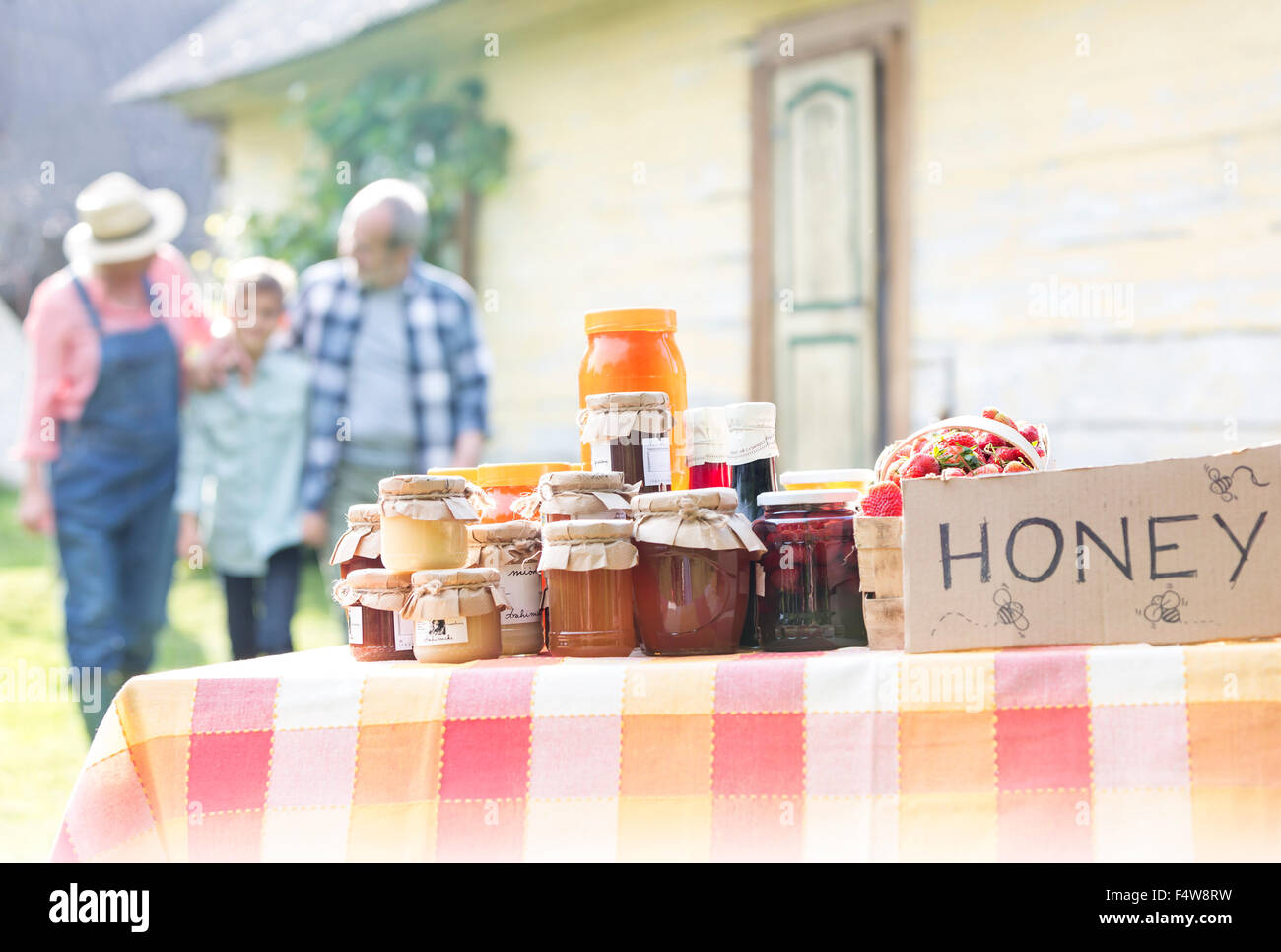 Market Stall Selling Honey High Resolution Stock Photography and Images ...