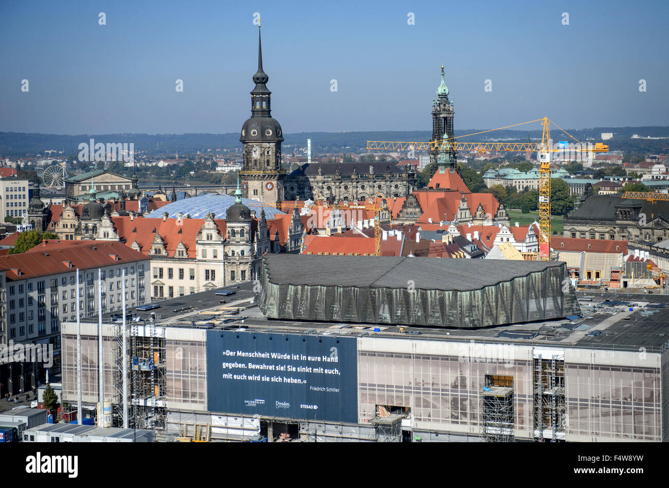 Dresden, Germany. 21st Oct, 2015. General view of Dresden, capital of ...