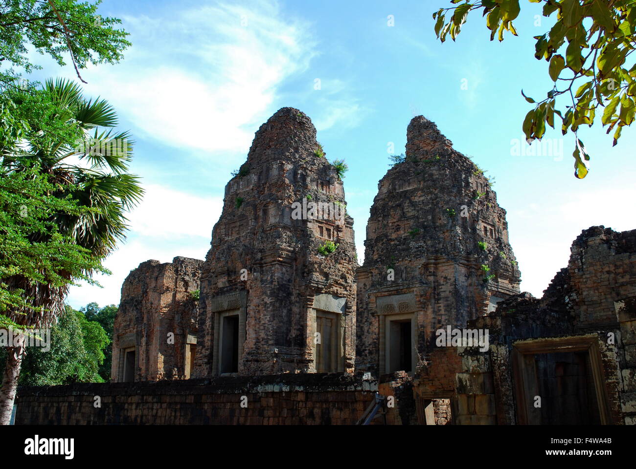 Ancient buddhist khmer temple in Angkor Wat, Cambodia. Pre Rup Prasat ...