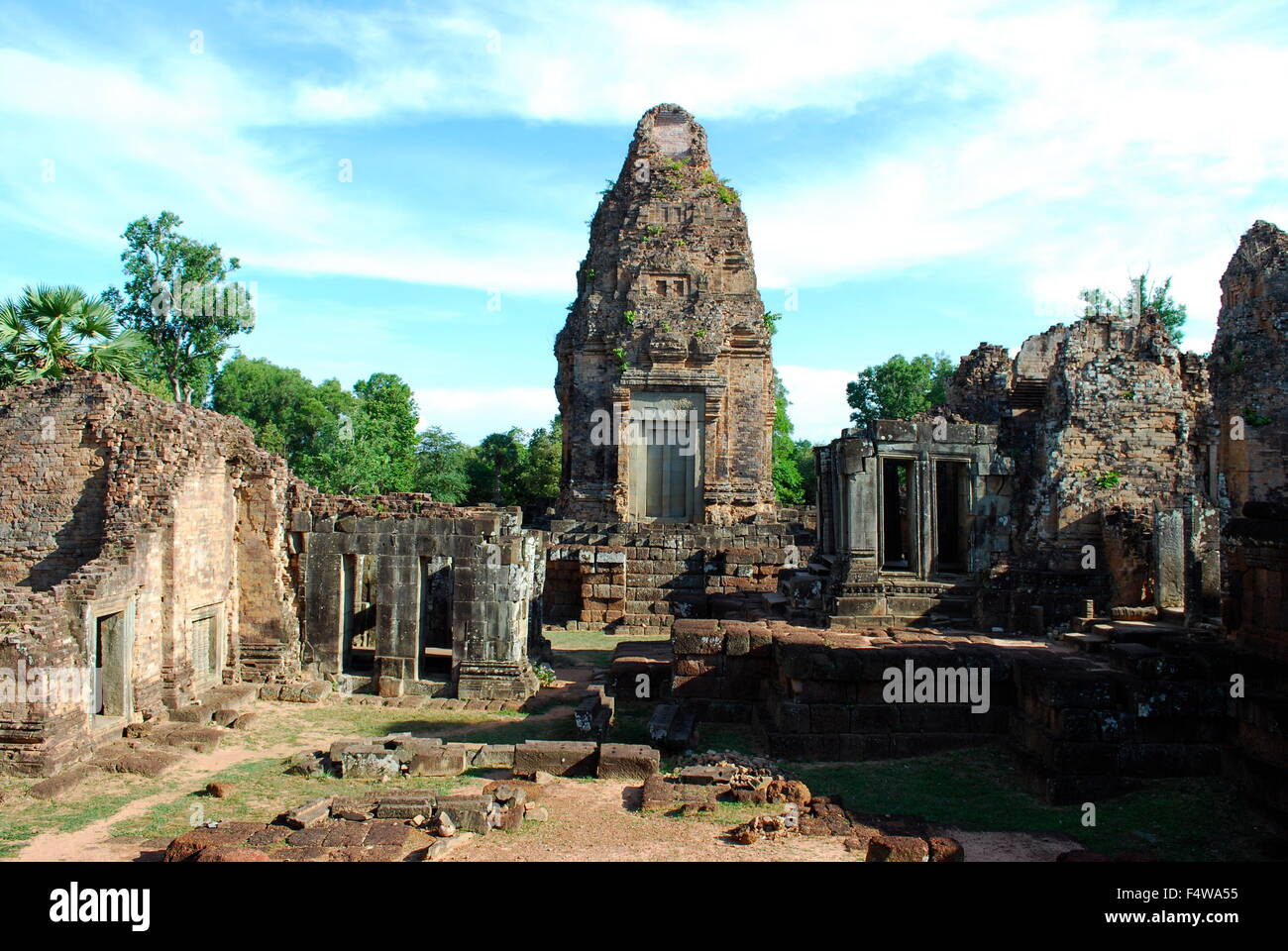 Ancient buddhist khmer temple in Angkor Wat, Cambodia. Pre Rup Prasat ...