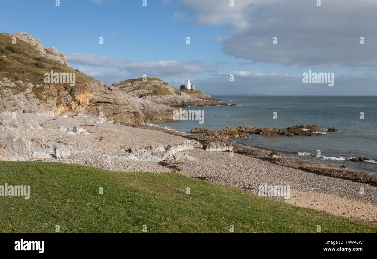 Blue Flag and Seaside Award winning Bracelet Bay is just around Mumbles ...