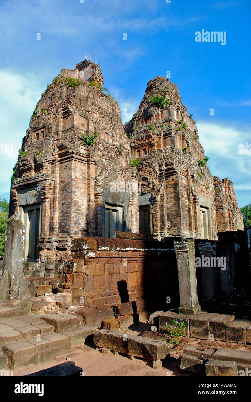 Ancient buddhist khmer temple in Angkor Wat, Cambodia. Pre Rup Prasat ...
